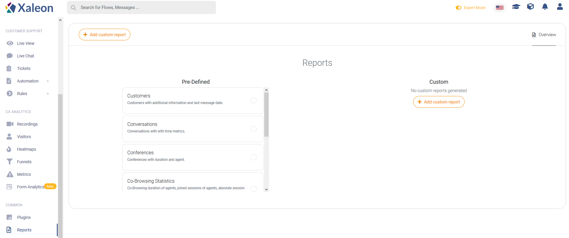 Analysis Reports